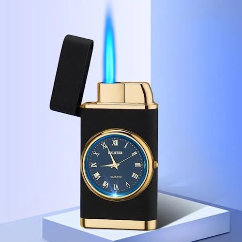 Wild world Lifestyle Military Analogue Shiny Black Lighter With Golden ...