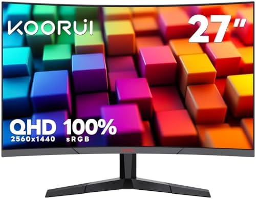 Amazon.com: KTC 27 Inch QHD(2560 * 1440) 100Hz Computer Monitor - IPS ...