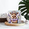 Amazon.com: Highland Cow Desk Decor Rustic Wooden Box Floral Western ...