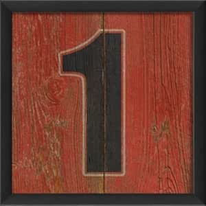 Amazon.com: Blueprint Artwork Number One Framed Textual Art: Posters ...