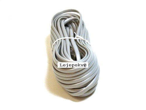 Amazon.com: Monoprice 100935RJ11 6P4C Straight Landline Telephone Cable ...