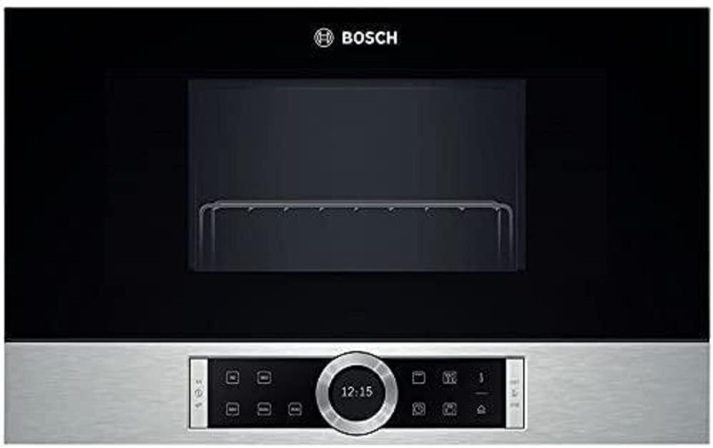 Bosch BEL634GS1 Serie 8 Einbau-Mikrowelle, 38 x 60 cm, 900W ...