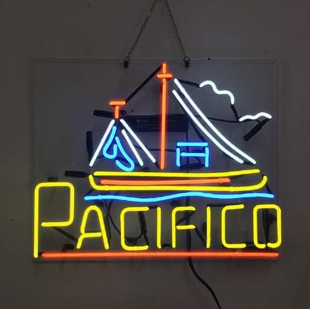 Amazon.com : Cerveza Pacifico Real Glass Handmade Beer Bar Pub Store ...