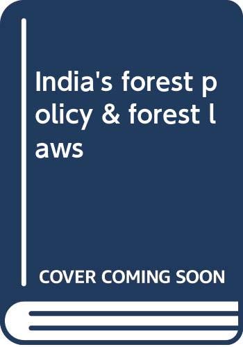 India's forest policy & forest laws : Amazon.in: Books