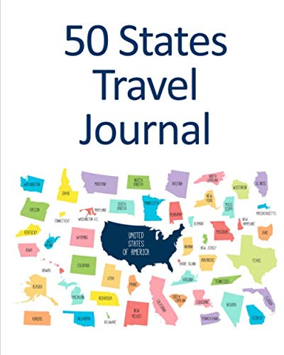 Amazon.com: 50 States Travel Journal: Colorful US States Cover (Travel ...