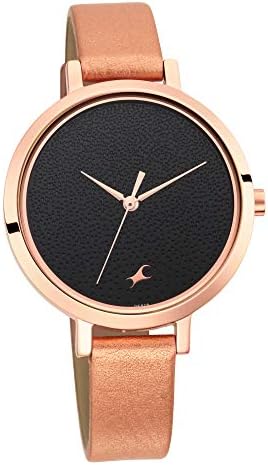 Fastrack Women Leather Analog White Dial Watch-6233Sl01, Band Color ...