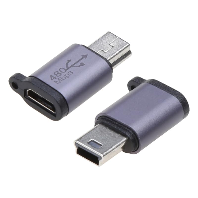 Amazon.co.jp: からミニ USB MicroUSB アダプタマイクロ USB から TypeC ミニ USB コンバータコネクタ ...