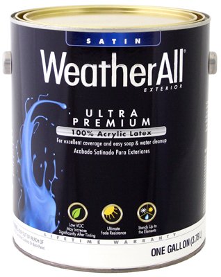 A USA Made Product WeatherAll Exterior Ultra Premium 100% Acrylic Latex ...