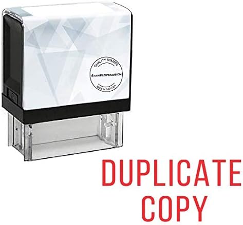 Amazon.com : StampExpression - Duplicate Copy Office Self Inking Rubber ...