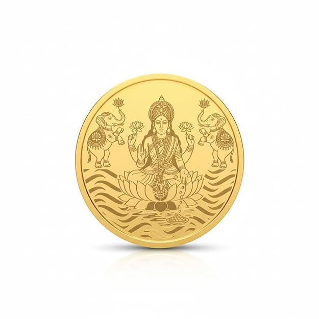 Buy KALAMANDIR 24K 1 Gram Gold Coin | 24 kt Yellow Gold with 999 Purity ...