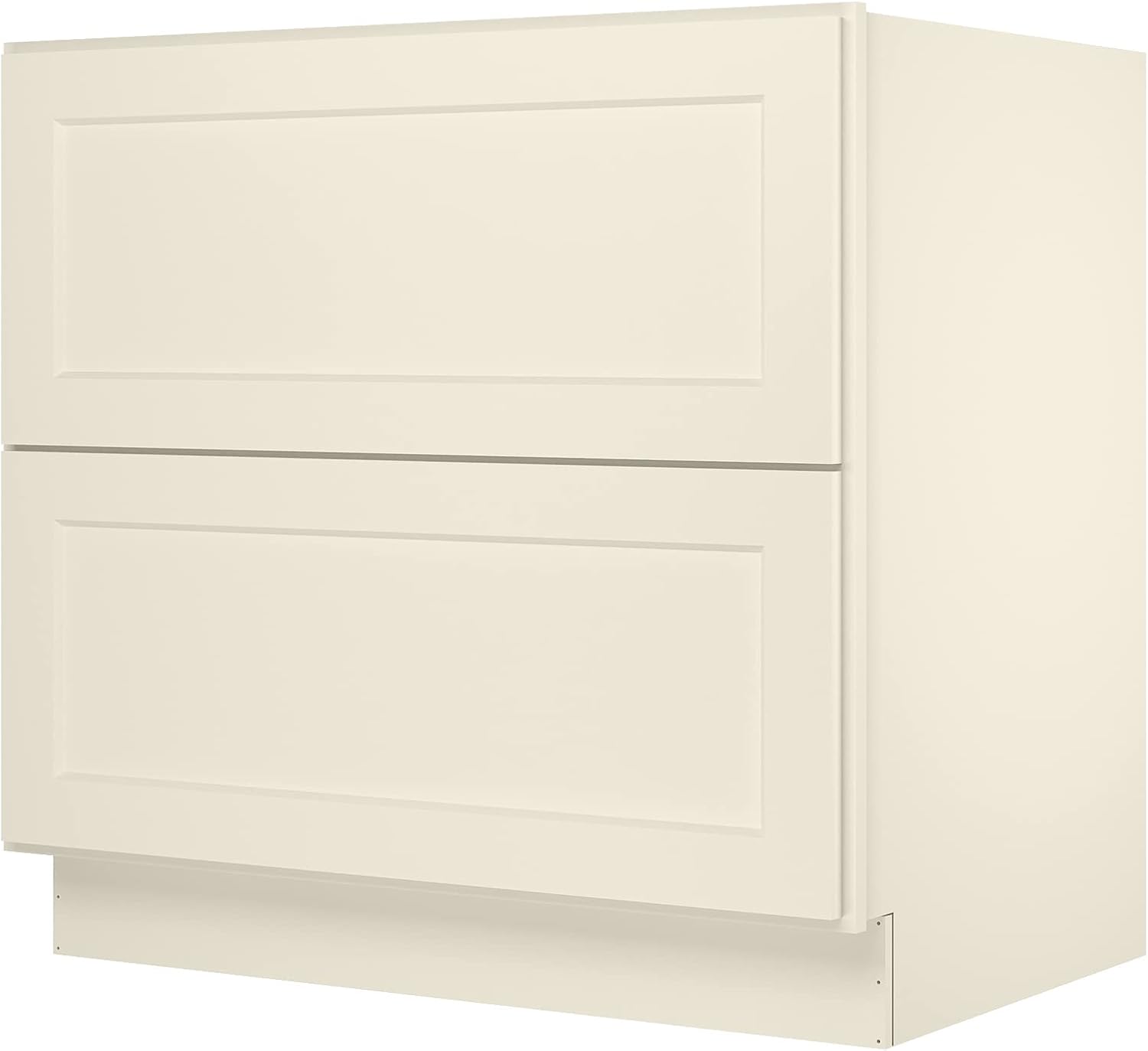 Amazon.com: LOVMOR Kitchen Base Cabinets, Drawer Base Cabinet, 2-Drawer ...