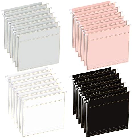 Amazon.com : Yaomiao 20 Pcs Cute Hanging File Folders Letter Size 1/5 ...