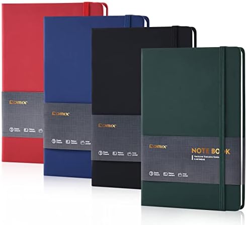 Amazon.com : Comix Premium Lined Journal Notebooks - 160 Pages, 5.7 ...