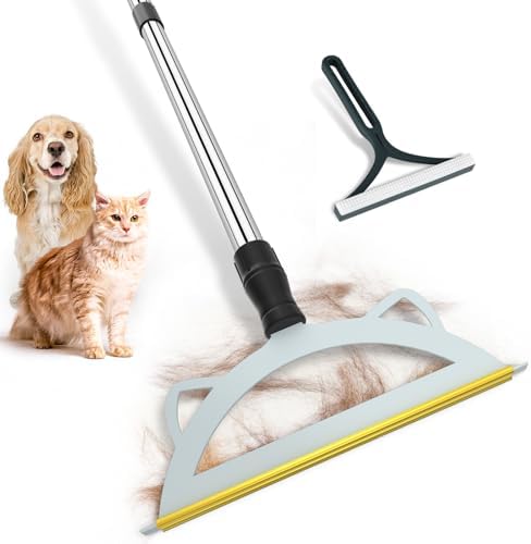 Amazon.com: 62'' Long Handle Carpet Rake for Pet Hair Removal ...