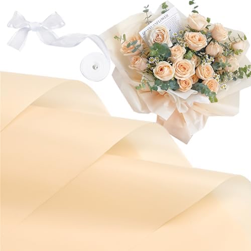 Amazon.com: NESCCI 20 Sheet Flower Wrapping Paper - Waterproof Floral ...