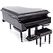 Amazon.com: SHTWX Piano Music Box with Bench and Black Case Musical ...