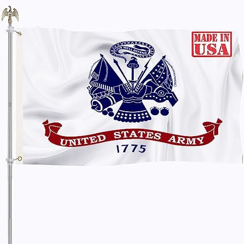 Amazon.com : Army Flag 3x5 with Two Brass Grommets, 100% Polyester ...