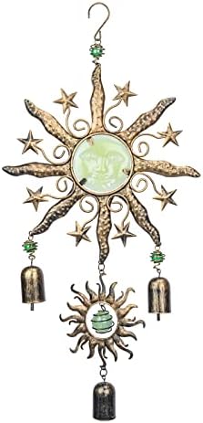 Amazon.com : Wooden Wind Chimes with Suncatcher, Boho Hanging ...