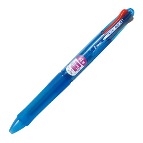 Pilot Feed AG4 Multi Color Ballpoint Pen, Fine, Clear Blue Body (BKAG ...