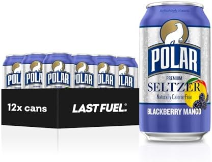 Amazon.com: Polar Seltzer Water Black Cherry, 12 fl oz cans, 18 pack