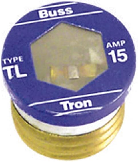 Bussmann BP/TL-20 20 Amp Time Delay, Loaded Link Edison Base Plug Fuse ...