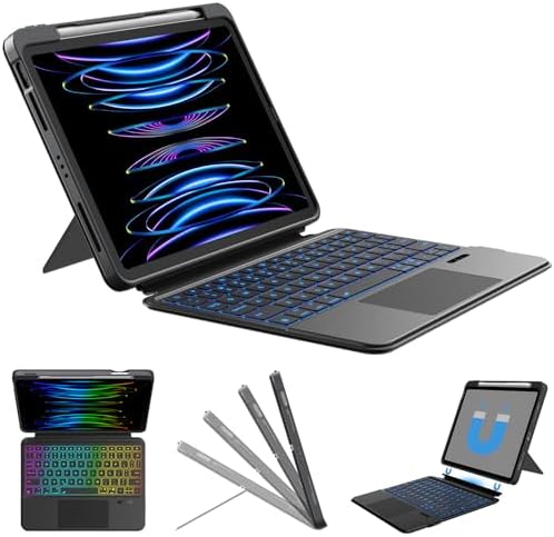 Portronics Padmate Wireless Tablet Keyboard Case only for iPad 10th Gen ...