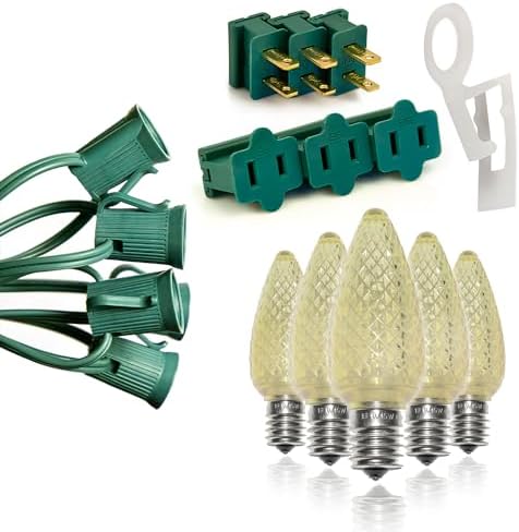 Amazon.com: Pro Christmas C9 Light Installation Kit - DIY Holiday ...