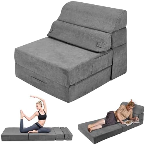 Amazon.com: SUYOLS Convertible Folding Sofa Bed - Chair Bed Sleeper ...