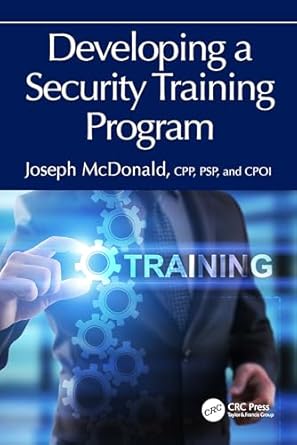 Buy Developing a Security Training Program Book Online at Low Prices in India | Developing a ...