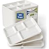 Amazon.com: Greener Settings 100% Compostable 5 Compartment Paper ...