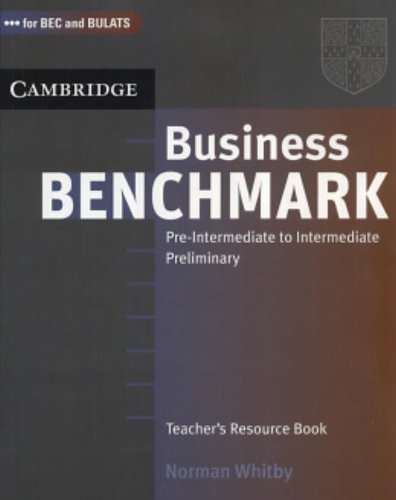 Amazon.com: Business Benchmark Pre-Intermediate to Intermediate Teacher ...