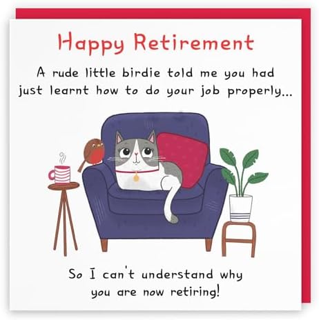 Hunts England - Funny Retirement Card For Him - Her - A Rude Little ...