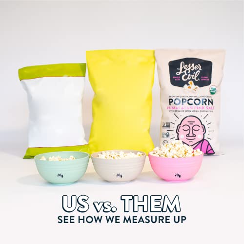 LesserEvil No Cheese Cheesiness Organic Popcorn, Premium Quality ...