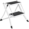 Delxo Portable Collapsible Lightweight Alloy Steel 2 Step Mini Stool ...