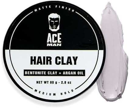 Amazon.com: Kami Hair Clay for Men - Strong Hold, Matte Finish for ...