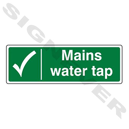 SIGN EVER Main Water Tap Emergency Sign Boards For Hospital Clinic ...