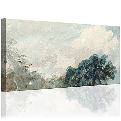 Amazon.com: Cloud Study with Trees by John Constable - Cloudy Sky ...