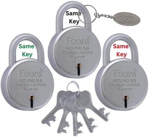 Foora Lock and Key, Door Lock for Home, Shop Same Key for Multiple Lock ...