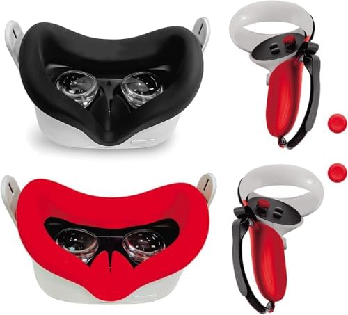 OOAVR VR Controller Grips Cover Set Accessories for Oculus Quest 2,2Pcs ...