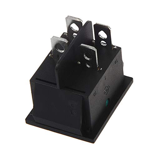 BIG BOOM® 3X(Green Light 4 Pin DPST ON/Off Snap in Rocker Switch 15A ...