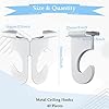 Amazon.com: Hotop 40 Pieces Drop Ceiling Hooks for Classrooms Hanging ...