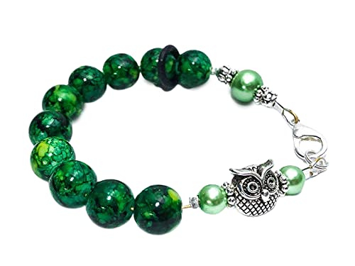 Amazon.com: Owl Abacus Counting Bracelet for Knitters Row Counter ...