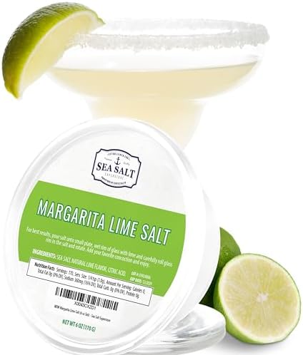 Amazon.com : Margarita Lime Salt Rimmer, 6 oz - Sea Salt Superstore ...