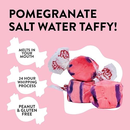 Snapklik.com : Saltwater Taffy- Pomegranate Gourmet Taffy Nougat-Style ...