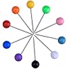 Amazon.com: Outus 500 Pieces Map Push Pins Map Tacks Plastic Round Head ...