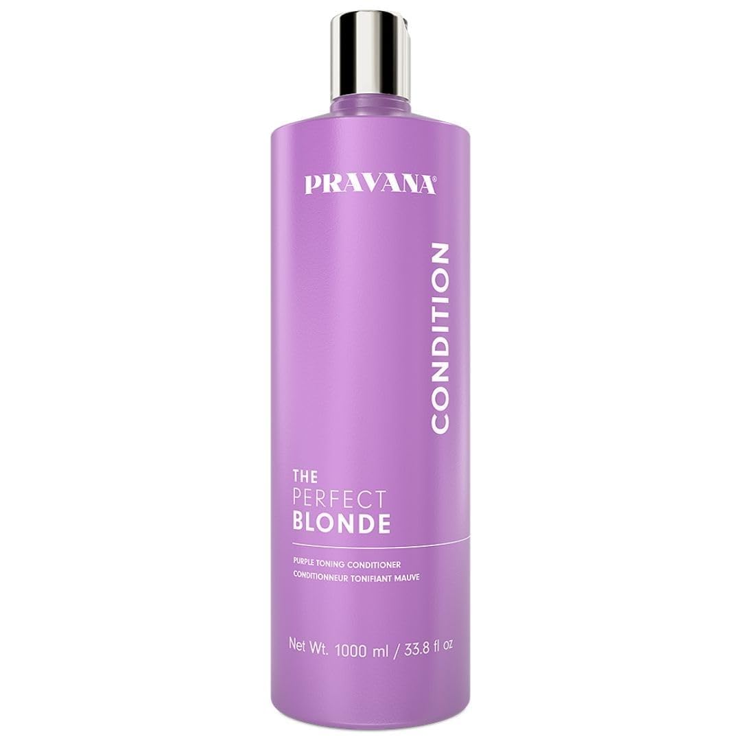 Amazon.com: PRAVANA The Perfect Blonde Purple Toning Conditioner ...