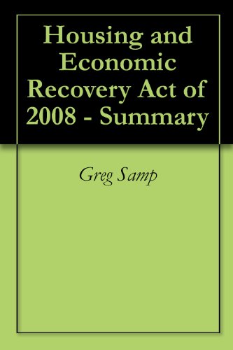 Amazon.com: Housing and Economic Recovery Act of 2008 - Summary eBook ...