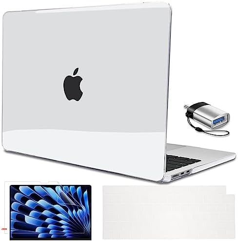 LCMOCICO Compatible with M3 A3114 2024 MacBook Air 15 inch Case 2023 M2 ...