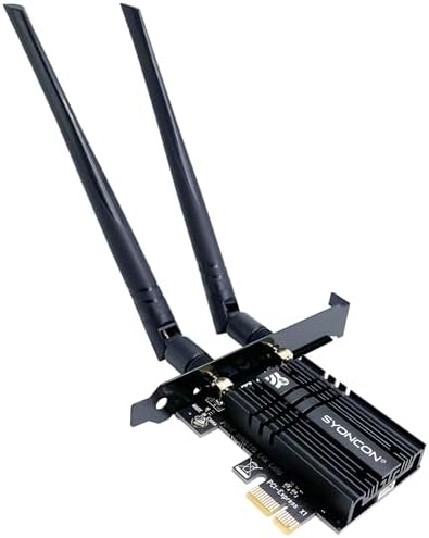 GLOTRENDS WiFi 7 BE8774 PCIe Card with Low-Profile Bracket for Desktop ...