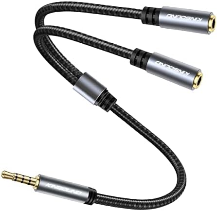 Storite 3.5mm jack 1 male to 2 female Stereo headphone earphone Jack Y ...